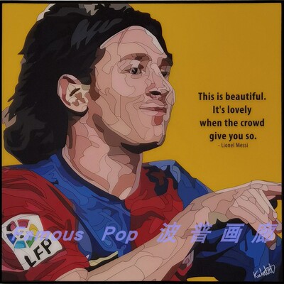 泰国FamousPop球星梅西挂画
