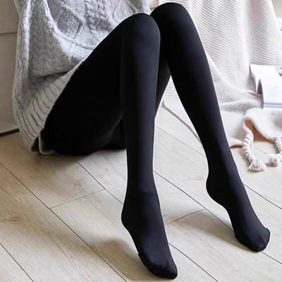 加档加薄绒弹力百搭连袜裤打底袜