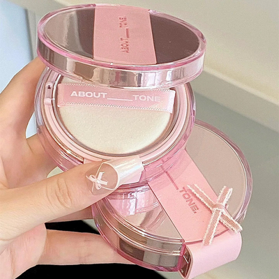 ABOUT TONE韩国粉饼柔焦定妆自然蜜粉01提亮控油持久补妆干皮油皮