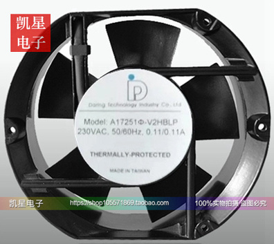 全新达盈 A17251-V2HBLP/BLS/V2SBLS  230V  17251MM散热风机