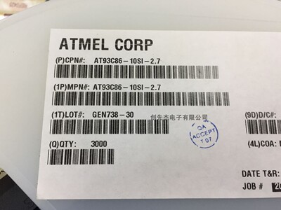 AT93C86进口原装存储器