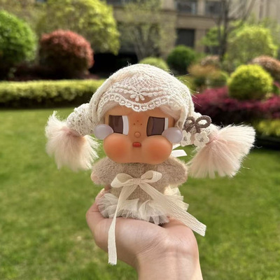 crybaby vacation沙滩度假系列哭娃蕾丝针织娃衣10cm法式优雅可爱