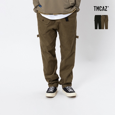 TMCAZ山系仿灯芯绒工装直筒裤