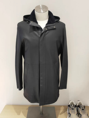 TRANDS创世皮装风衣进口羔羊皮御寒轻软，实用百搭，吊牌价18600