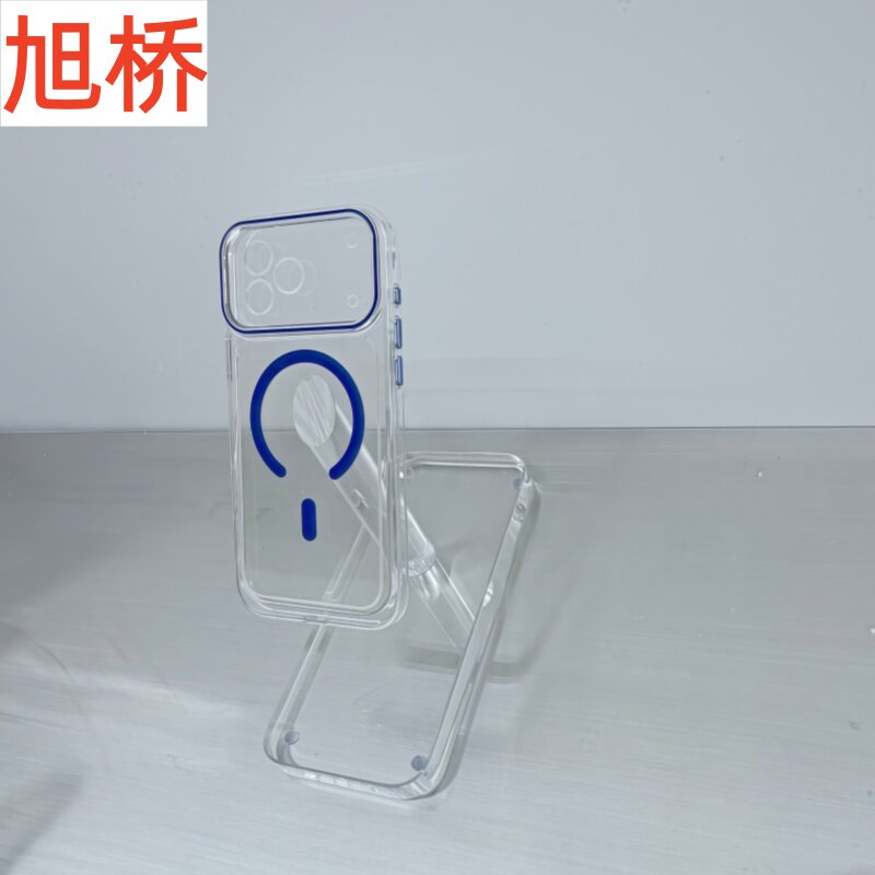 亚克力陈列架透明展示架手机壳支架数码展架磁吸桌面悬挂式简约