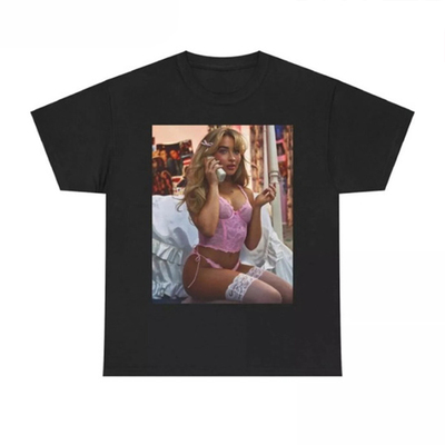 Sabrina Carpenter  Hip Hop 90's Retro T-shirt 联名 短袖 潮