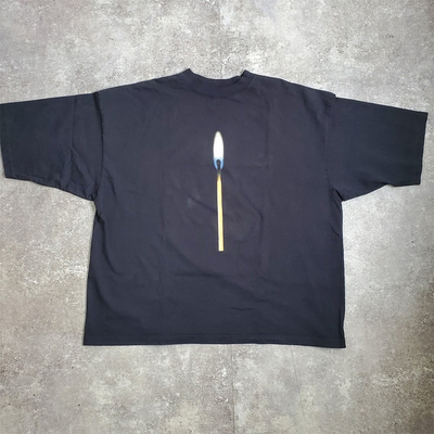 Kanye West Donda2 LIT MATCH Tee Short 联名 说唱 T恤 潮