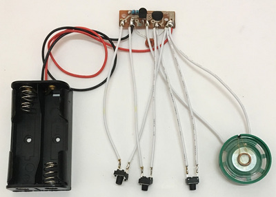 KD9561 CK9561 四声报警声芯片 音乐IC 音乐集成块 电子diy小制作