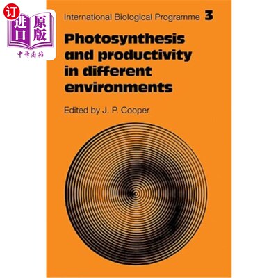 海外直订Photosynthesis and Productivity in Different Environments 不同环境下的光合作用与生产力