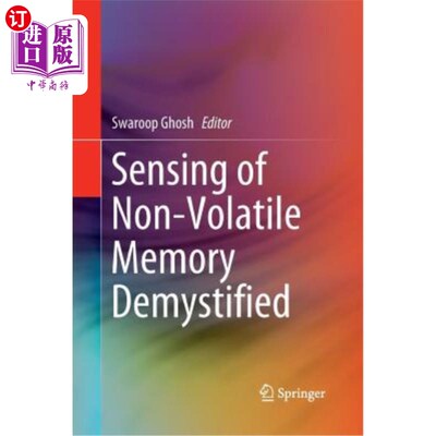 海外直订Sensing of Non-Volatile Memory Demystified 非易失性存储器的传感