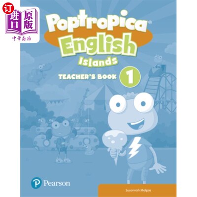 海外直订Poptropica English Islands Level 1 Teacher's Boo... Poptropica英语岛屿1级教师书与在线世界访问代码