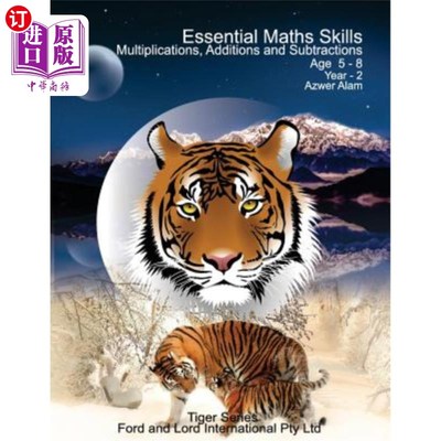 海外直订Essential Maths Skills, Multiplications, Additions and Subtractions - Year 2 基本数学技能，乘法，加法和减法