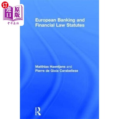 海外直订European Banking and Financial Law Statutes 欧洲银行和金融法法规