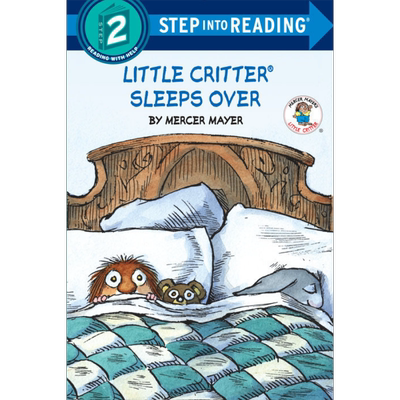 Step into Reading Step 2 Little Critter Sleeps Over 兰登阅读进阶2 小毛怪 小动物睡过头 英文原版 儿童绘本【中商原版】