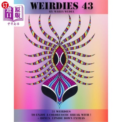 海外直订Weirdies 43: Color A Weirdie A Day ! 怪人43：每天给怪人涂颜色！
