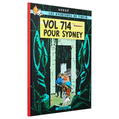 现货 法文版 丁丁历险记 714航班 Tintin Tintin t22 Vol 714 pour Sydney 法文原版 Herge Herge 绘本 漫画【中商原版】