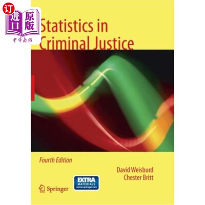 海外直订Statistics in Criminal Justice 刑事司法统计