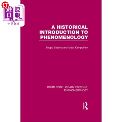 海外直订Historical Introduction to Phenomenology 现象学历史导论