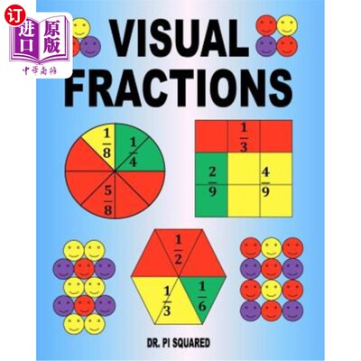 海外直订Visual Fractions: A Beginning Fractions Book 视觉分数：一本开始分数的书