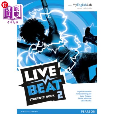 海外直订Live Beat 2 Student Book & MyEnglishLab Pack Live Beat 2学生书和我的英语实验室包