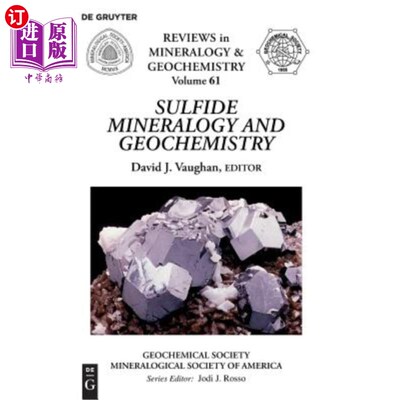 海外直订Sulfide Mineralogy and Geochemistry 硫化物矿物学与地球化学