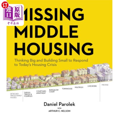 海外直订Missing Middle Housing: Thinking Big and Building Small to Respond to Today's Ho 缺少中间住房:大思维小建设