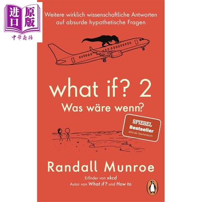 预售 【德文版】如果这样 会怎样 科学妙答 第2部 Randall Munroe What if 2 Was ware wenn 德文原版 Randall Munroe【中商原版】