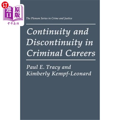 海外直订Continuity and Discontinuity in Criminal Careers 犯罪生涯中的连续性与非连续性