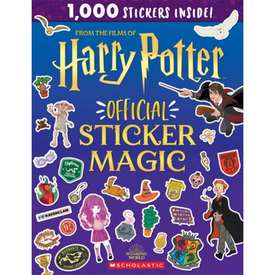 哈利波特贴纸魔法 英文原版 Sticker Magic Harry Potter Scholastic 益智游戏 官方巨型互动贴纸书【中商原版】