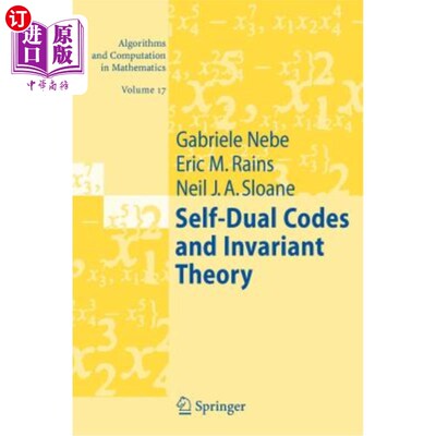 海外直订Self-Dual Codes and Invariant Theory 自对偶码与不变量理论