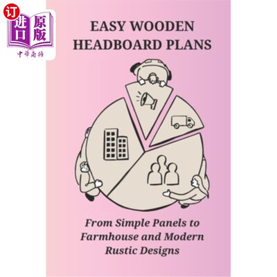 海外直订Easy Wooden Headboard Plans: From Simple Panels to Farmhouseand Modern Rustic De 简单的木制床头板计划：从简