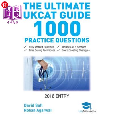 海外直订The Ultimate UKCAT Guide: 1000 Practice Questions: Fully Worked Solutions, Time  UKCAT终极指南：