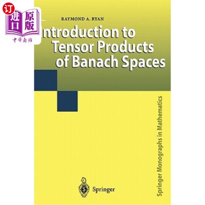 海外直订Introduction to Tensor Products of Banach Spaces 巴拿赫空间张量积的介绍