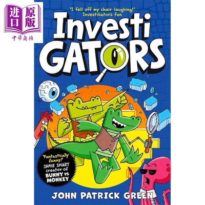 预售 鳄鱼侦探1 InvestiGators 英文原版 John Patrick Green 全彩色的青少年图像小说/漫画书【中商原版】