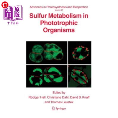 海外直订Sulfur Metabolism in Phototrophic Organisms 光营养生物的硫代谢