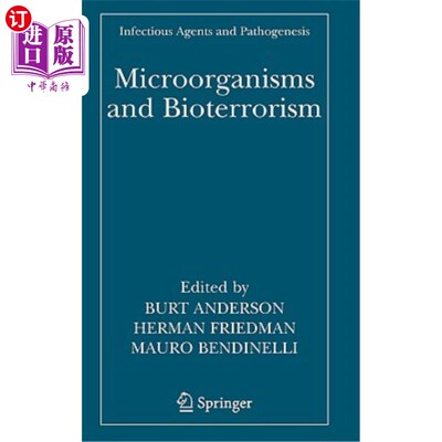 海外直订Microorganisms and Bioterrorism 微生物与生物恐怖主义