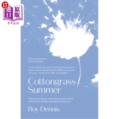 海外直订Cottongrass Summer: Essays of a Naturalist Throughout the Year 棉草之夏:一位博物学家的全年随笔