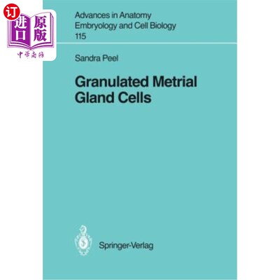 海外直订医药图书Granulated Metrial Gland Cells 粒状子宫腺细胞
