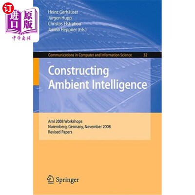 海外直订Constructing Ambient Intelligence 构建环境情报