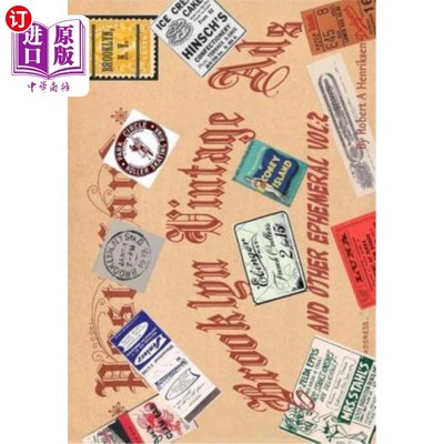 海外直订Brooklyn Vintage Ads And Other Ephemeral Vol 2 布鲁克林复古广告和其他短暂的第二卷