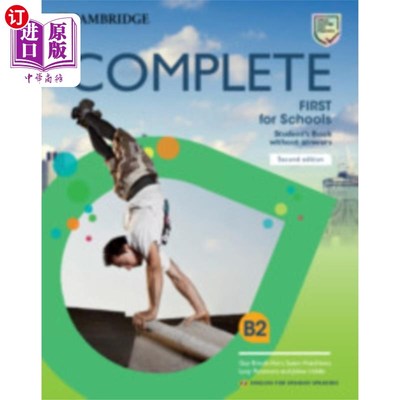 海外直订古英语 Complete First for Schools for Spanish Speakers ... 完成第一本西班牙语学生教材，不带答案