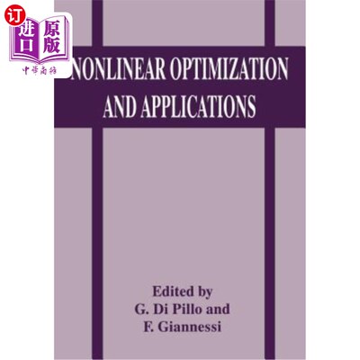 海外直订Nonlinear Optimization and Applications 非线性优化及其应用