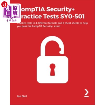 海外直订CompTIA Security+ Practice Tests SY0-501: Practice tests in 4 different formats  SY0-501: 4