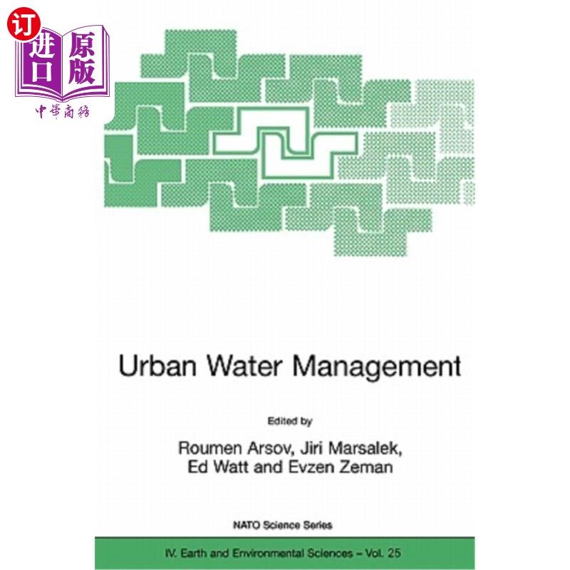 海外直订Urban Water Management: Science Technology and Service Delivery城市水 ...