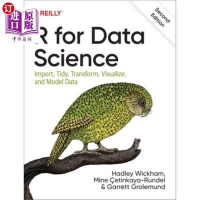 海外直订R for Data Science: Import, Tidy, Transform, Visualize, and Model Data R代表数据科学:导入、整理、转换、可视