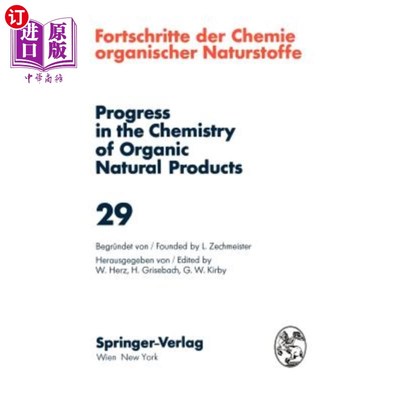 海外直订Fortschritte Der Chemie Organischer Naturstoffe / Progress in the Chemistry of O Fortschrit