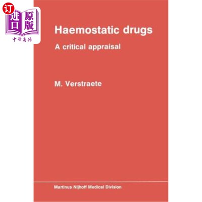 海外直订医药图书Haemostatic Drugs: A Critical Appraisal 止血药物:批判性评价