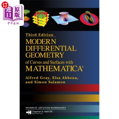 海外直订Modern Differential Geometry of Curves and Surfa... 曲线与曲面的现代微分几何