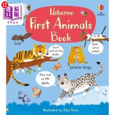 海外直订First Animals Book 第一本动物书