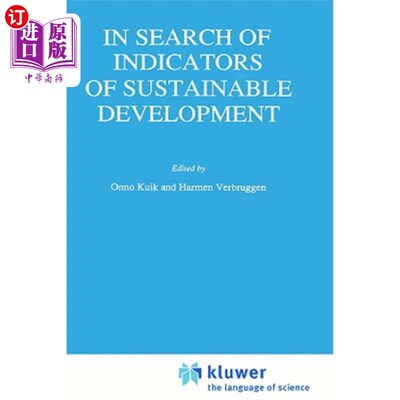海外直订In Search of Indicators of Sustainable Development 寻找可持续发展的指标
